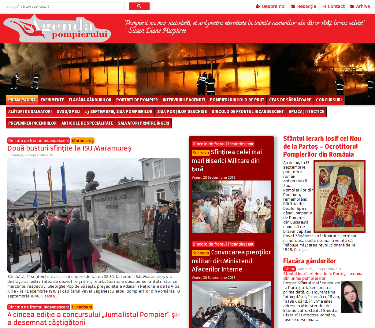 Agenda Pompierului: O revistă cu și despre pompieri